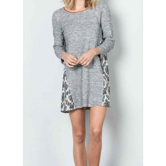 Anthropologie | Dresses | Thml Clothing Mixed Media Mini Dress | Poshmark